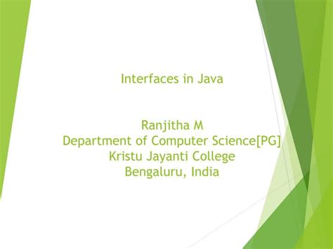 Java Interfaces Ppt