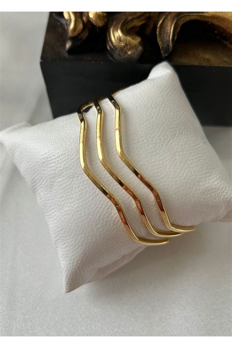 Sİmay 316l Paslanmaz çelik 3lü Zikzak Ajda Bilezik 20 Cm Fiyatı