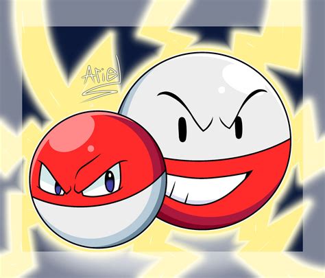 Voltorb And Electrode Remake By Animatorguy420 On Deviantart