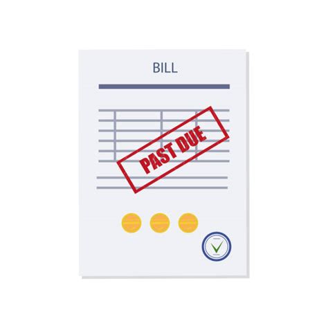 40 Past Due Medical Bill Stock Illustrations Royalty Free Vector