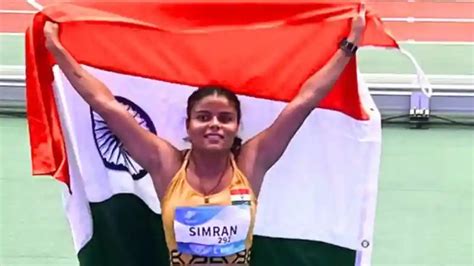 Simran Vats Wins Silver Medal In Womens 200m T12 Final At Asian Para Games 2023 🏆 Latestly