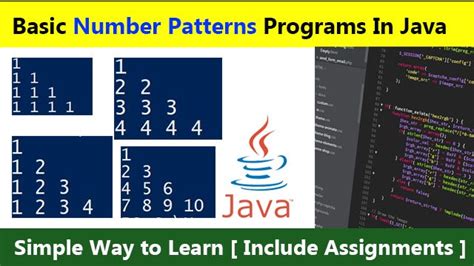Basic Number Pattern Programs In Java Rahul Nale Medium