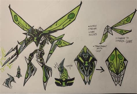 Nanomech Ben 10 Ht By Insane Mane On Devianart Ben 10 Para Colorear