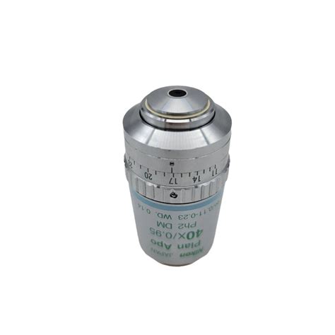 Nikon Microscope Objective Plan Apo 40x Ph2 Phase Contrast Microscope