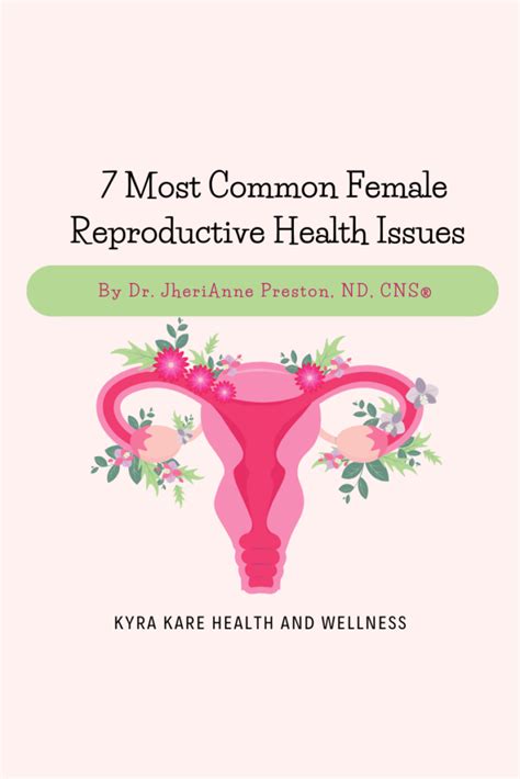 Top Female Reproductive Health Issues And How Naturopathic Medicine Can