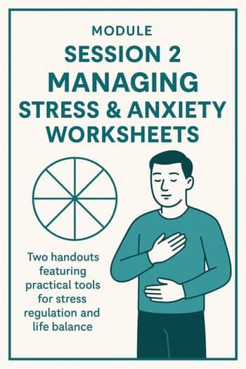 Session 2 Managing Stress And Anxiety Worksheets Real Skills For Real Life