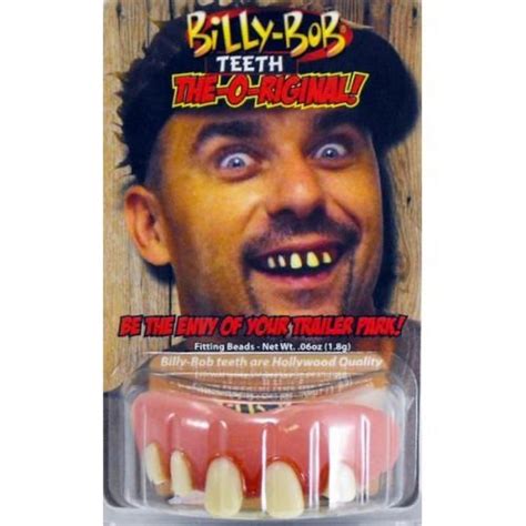 Billy Bob Hillbilly Funny Fake Teeth With Fixer