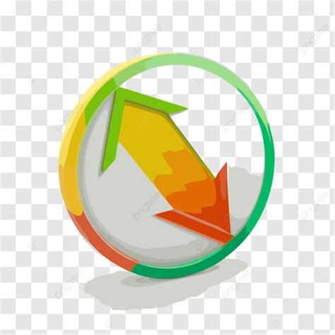 Colorful Circular Icon Indicating A Progress Arrow Vector A Simplistic