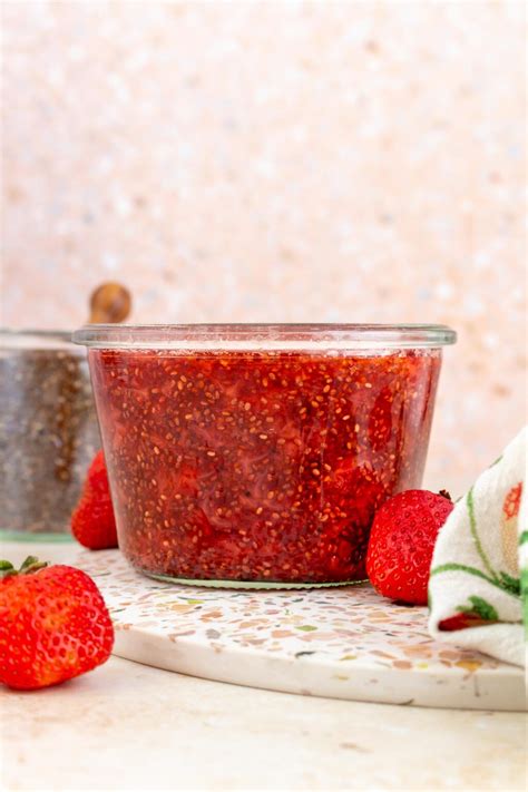 Strawberry Chia Jam Carmy Easy Healthy Ish Recipes