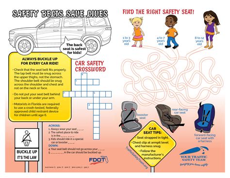 Buckle Up Coloring Pages