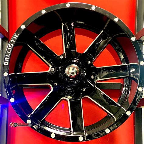 Ballistic 959 Rage Gloss Black Milled Tires And Engine Performance