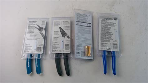 Klein Tools Diagonal Cutters And Wire Strippers 3 Pieces Property Room
