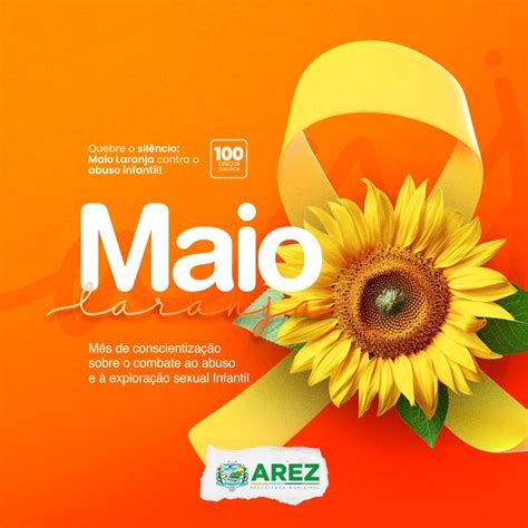 Maio Laranja Juntos Contra A Exploração E Abuso Sexual Infantil