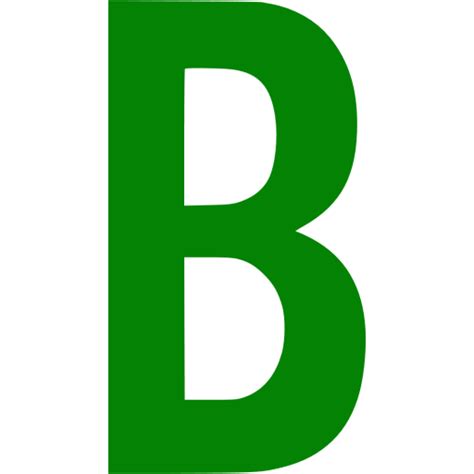 Green Letter B Icon Free Green Letter Icons