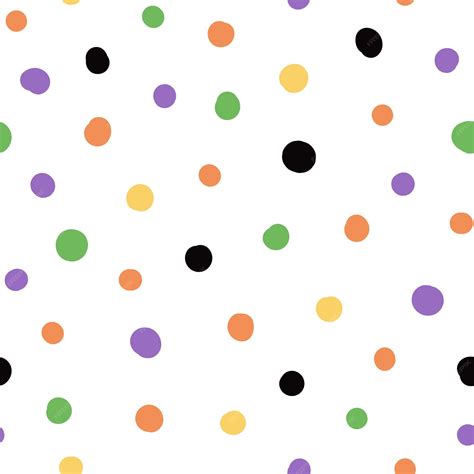 Premium Vector Halloween Hand Drawn Seamless Pattern With Colorful