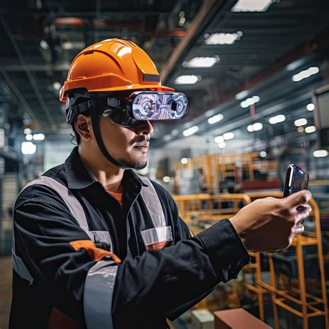 Premium Photo Safety Worker Generative Ai