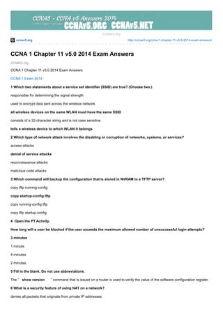 CCNA Chapter V PDF