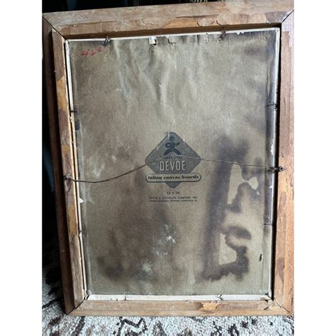 Circa 1940 American Folk Revival Portrait Of Abraham Lincoln Oil On