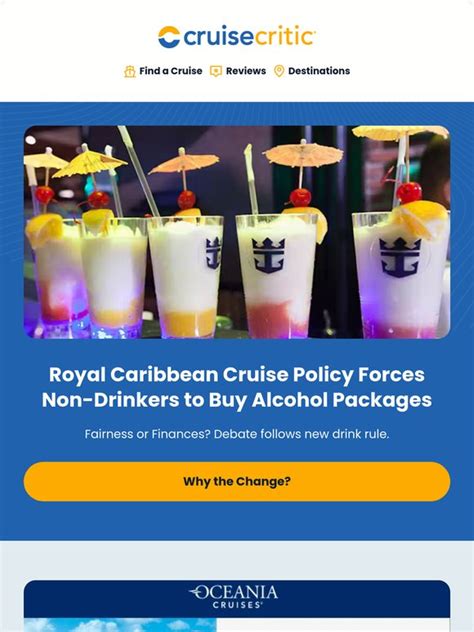 Cruise Critic Royal Caribbean Drink Policy Controversy Star Of The