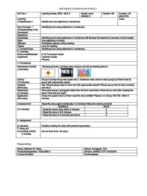 Dlp 1 Merlene Pdf Learning Human Communication