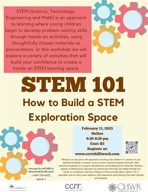 Early Years Bcstem 101 How To Build A Stem Exploration Space Early Years Bc