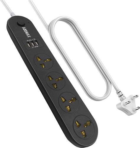 Addmax Extension Cord With Usb Port 10a 220v 5060hz 4 Socket Outlet