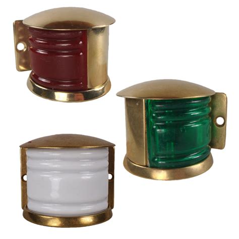 Vintage Brass Navigation Lights Sheridan Marine