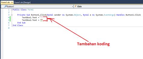 VISUAL BASIC NET PART TUTORIAL MEMBUAT TOMBOL HAPUS DAN KELUAR JONCODE