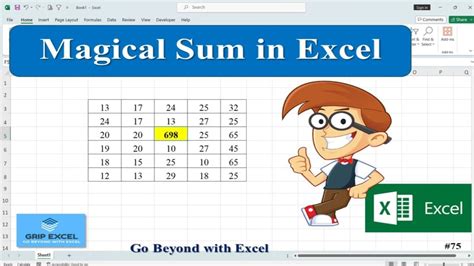 Magical Sum In Excel Sum In Excel Grip Excel Youtube