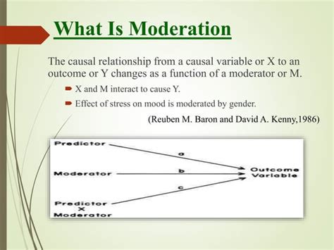 Moderation And Mediation Pptx Science