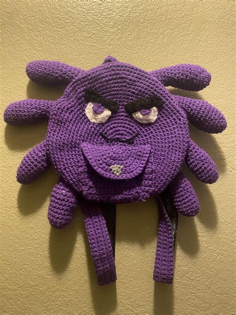 I Crocheted Sams Backpack From Danny Phantom Rbrochet