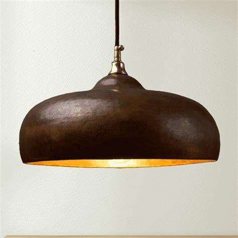 Vintage Rustic Copper Pendant Light Modern Farmhouse Light