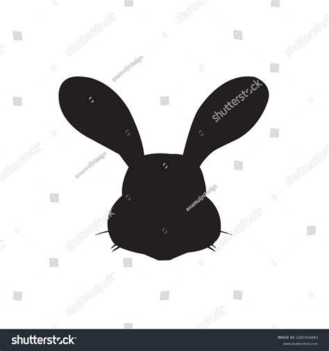 Silhouettes Rabit Vector Illustrationbeautifull Rabit Stock Vector Royalty Free 2281416663