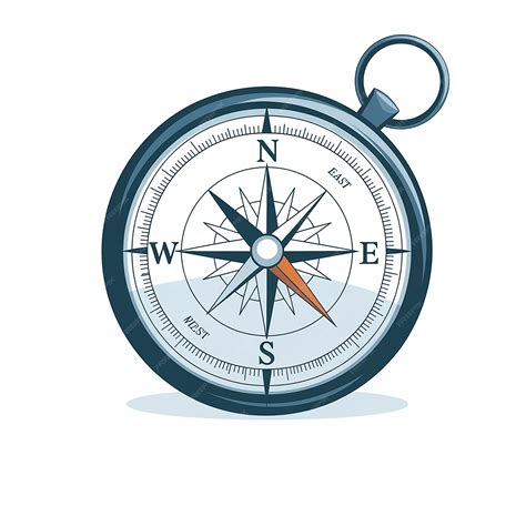 A Compass A Navigational Tool Used To Determine Direction Premium Ai