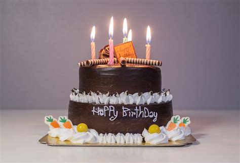 Pastel De Cumpleaños De Chocolate Casero