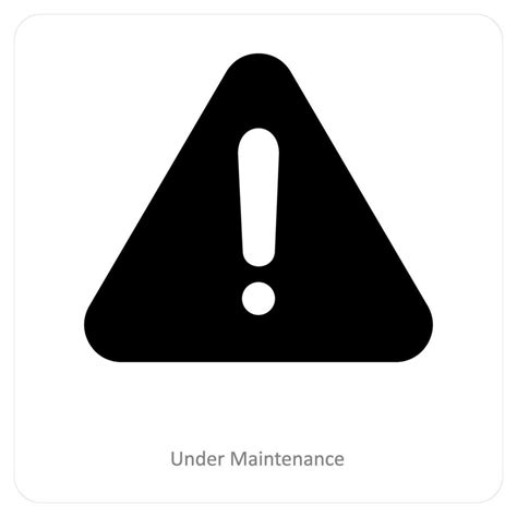 Under Maintenance And Architect Icon Concept 26641118 Vector Art At Vecteezy