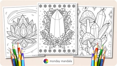 20 Crystal Coloring Pages Free Pdf Printables 20 Crystal Coloring Pages Free Pdf Printables