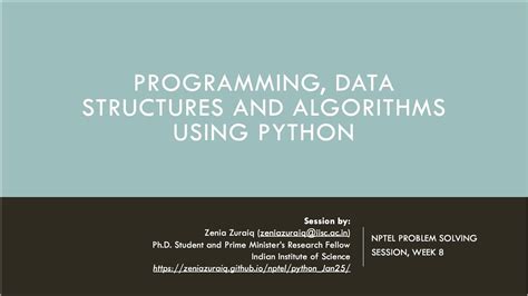 Nptel Noc25cs59 Programming Data Structures And Algorithms Using