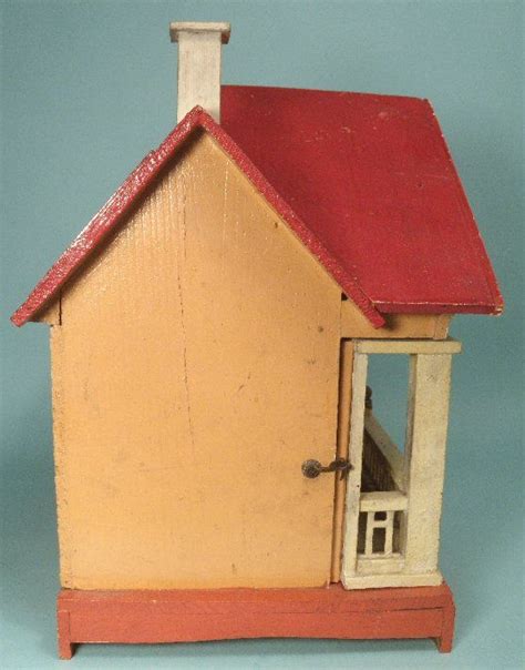 Doll House Red Roof Antique Dollhouse
