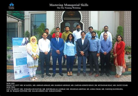 Muhammad Sajeel On Linkedin Mastering Managerial Skills Training By Msasma And Mrshahzad