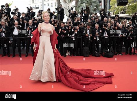 Uma Thurman Attends The Screening Of Jeanne Du Barry During The Opening