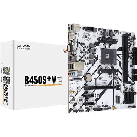 ONDA B450S Motherboard AMD AM4 2×DDR4 PCI-E 3.0 M.2 NVME SATA M-ATX ...