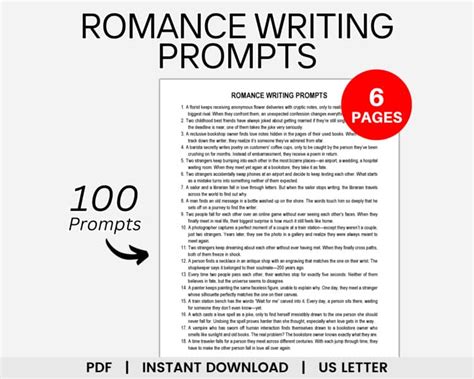 Romance Writing Prompts Love Stories Romantasy Dark Romance Plot
