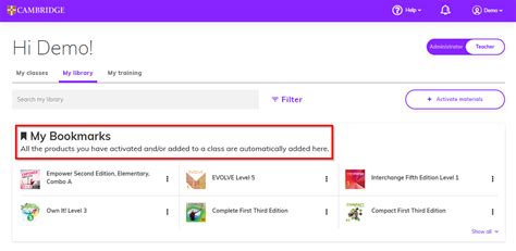 How Do I Activate My Teaching Materials On Cambridge One Cambridge One
