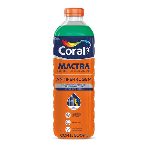 Antiferrugem Coral Mactra 500ml Protetintas