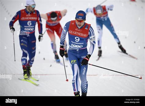 Trondheim Norway 27th Feb 2025 Lauri Vuorinen Of Finland Crosses