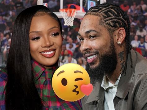 Glorilla Gets Courtside Kisses From Brandon Ingram Cute Moment Caught On Video