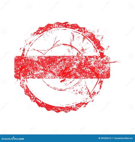 Vector Illustration Red Color Of Grunge Rubber Stamp Basis Texture For Your Design Stock Vector