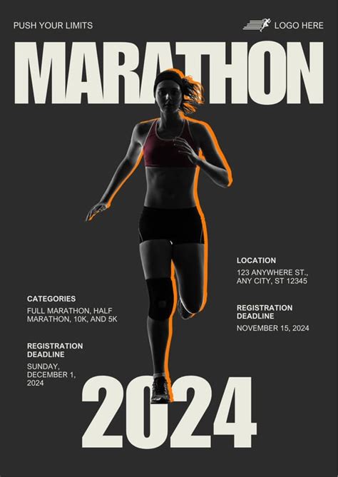 Page 4 Free And Customizable Marathon Templates