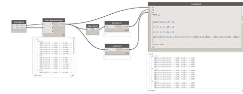 Create Rectangles From A List Of Points Revit Dynamo